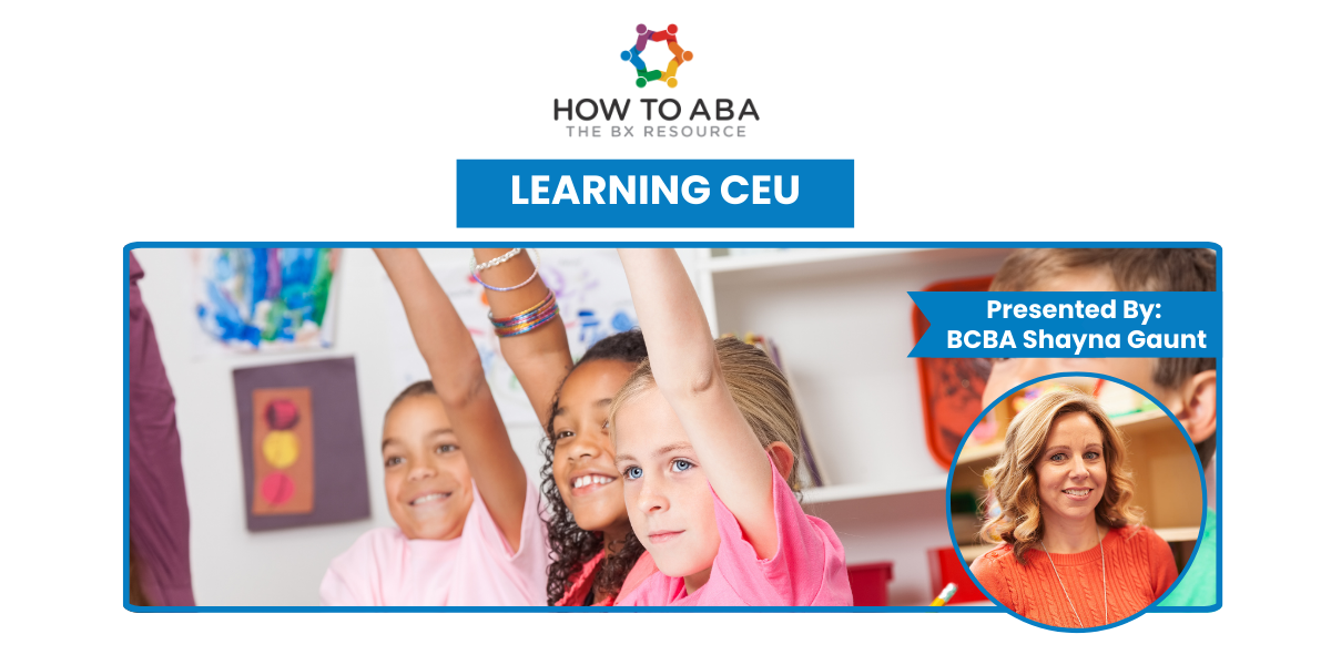 Beyond Rote Responding: The Progression of WH Questions - How to ABA
