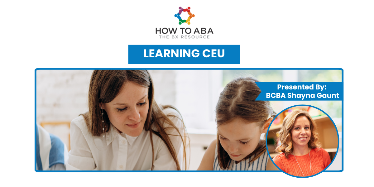 Receptive and Expressive Labels - How to ABA