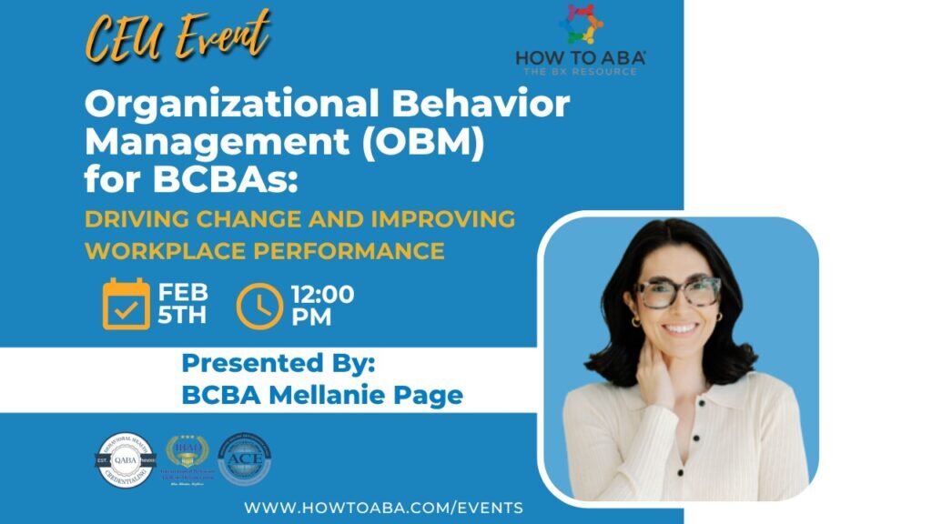 What is OBM? A Beginner-Friendly Guide for BCBAs Ready to Expand Their ...