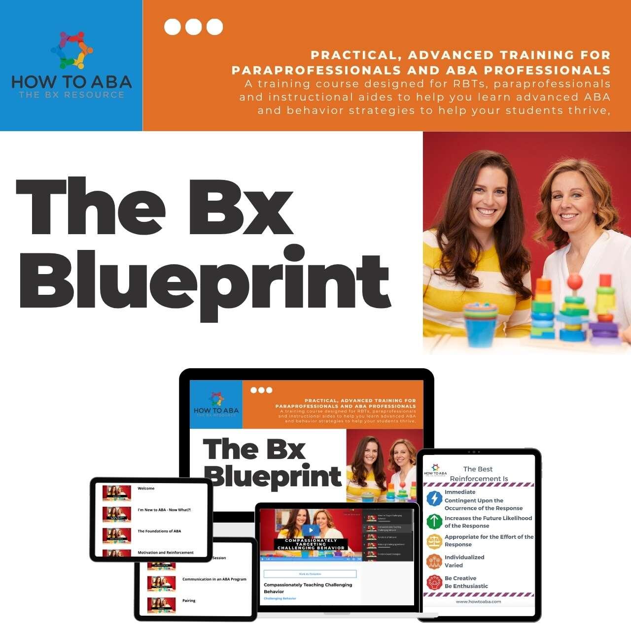 Bx Blueprint: Advanced ABA Training for RBT's and Paraprofessionals ...