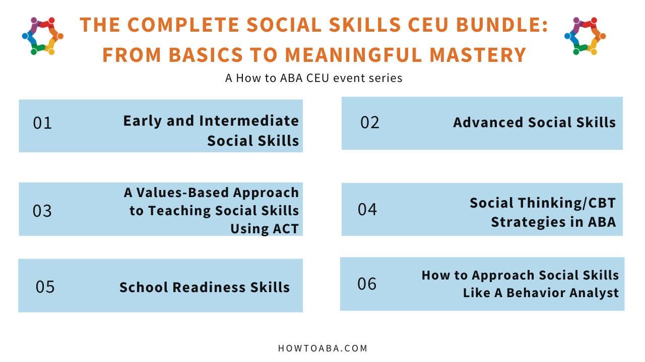 The Complete Social Skills CEU Bundle: From Basics to Meaningful ...